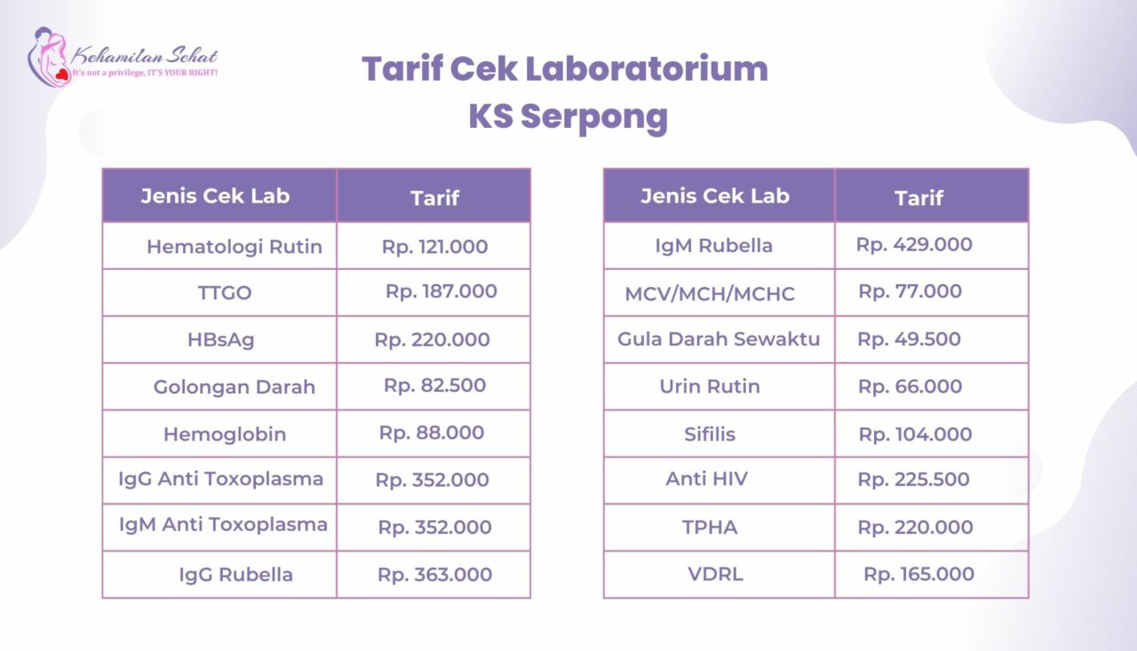 Ketahui Biaya Cek Lab Ibu Hamil di Klinik Kehamilan Sehat